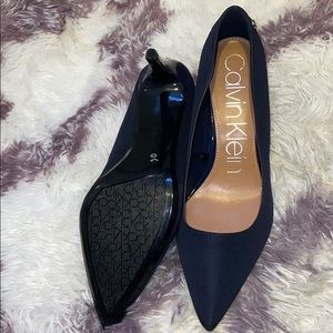 Calvin Klein | Shoes | Calvin Klein Womens Navy Nilly Fabric Upper ...